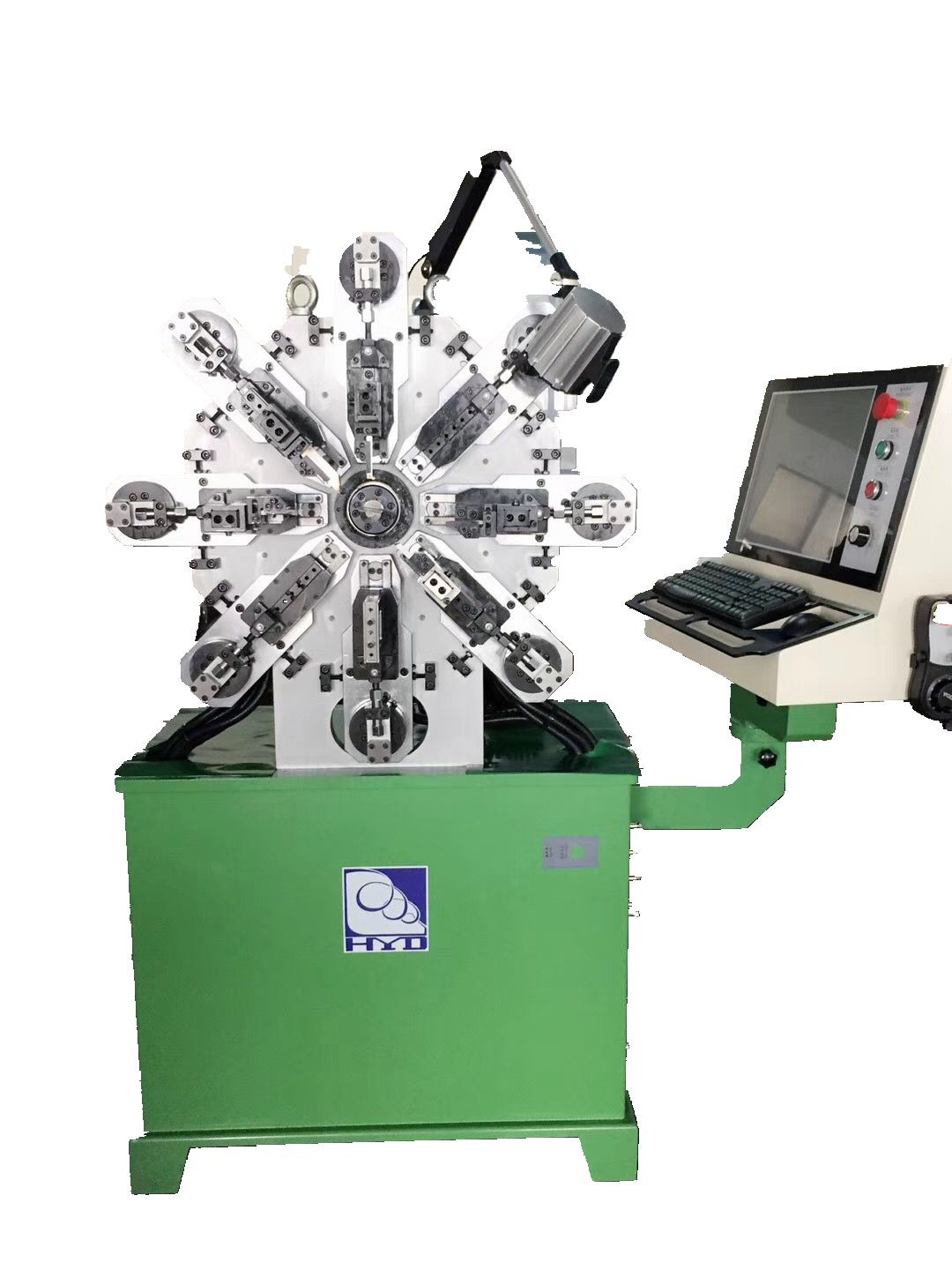 2.7KW High Output CNC Coiling Machine Easy Operation With Servo Scissors