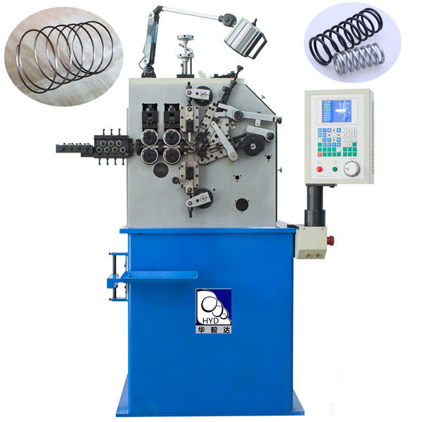 Blue Wire Spring Making Machine 230pcs / Min Fast Speed With 100KG Decoiler