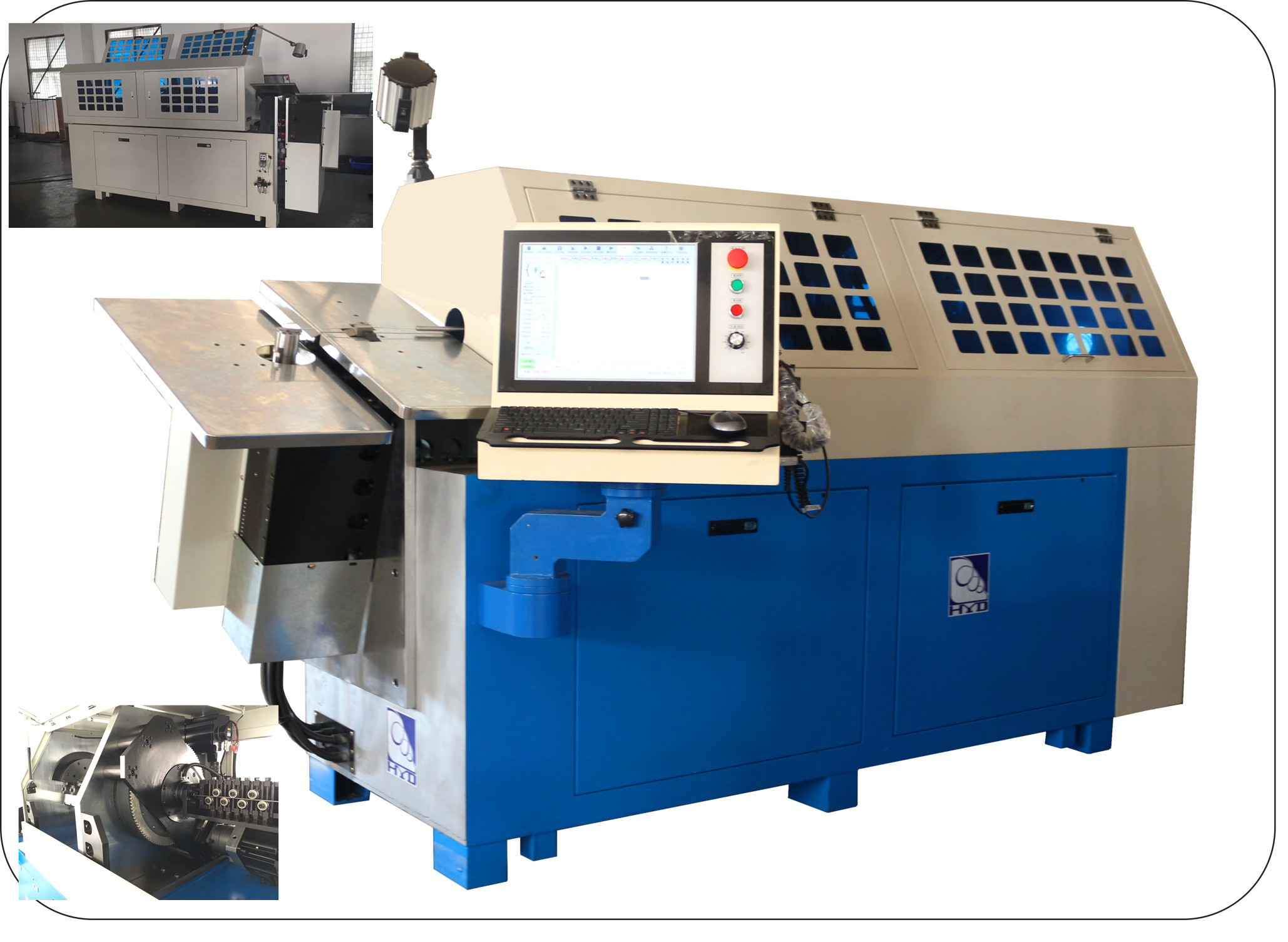 Computerized Spring Bending Machine Ten Axes For 1 - 4mm High Carbon Steel