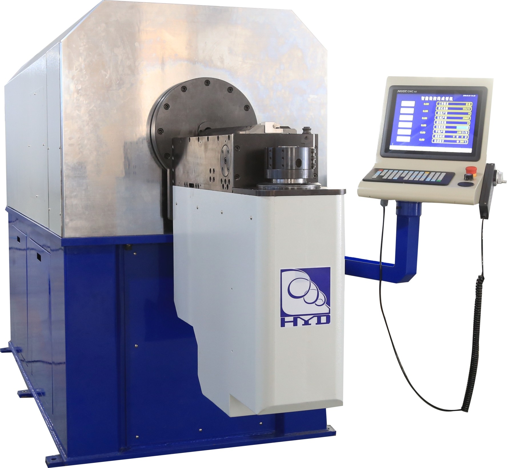Six Axes Torsion Type Spring Bending Machine / High Speed CNC Spring Coiler
