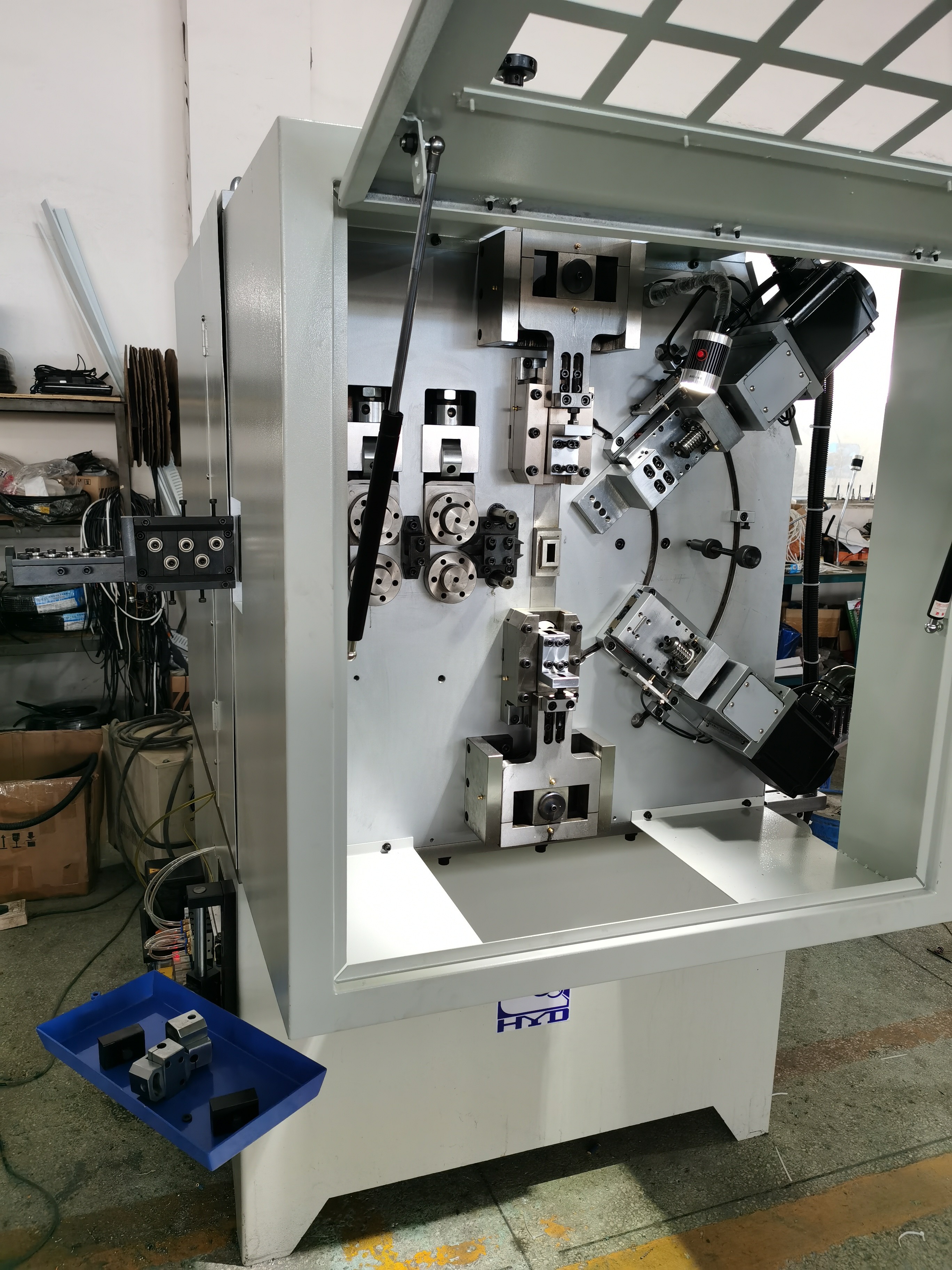 Powerful CNC Spring Machine / Compression Spring Coiler Machine For 4 ...
